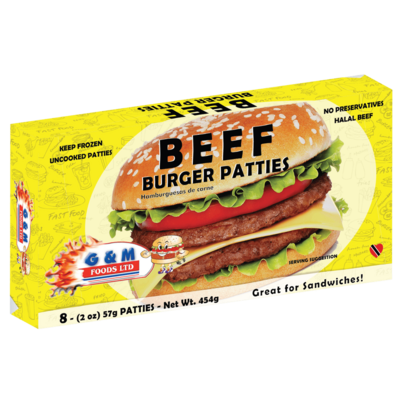2oz Burger Patties (8pk) image